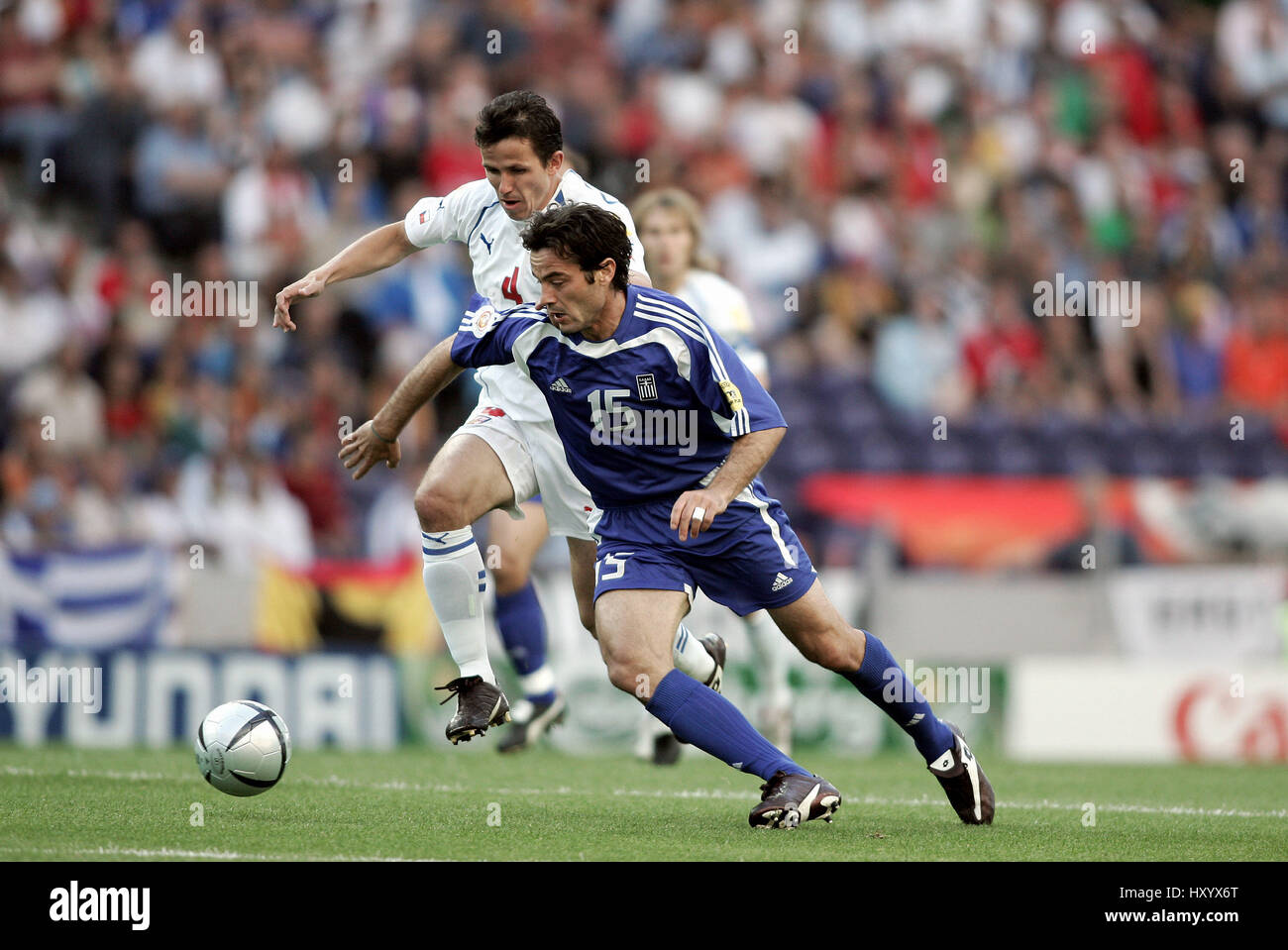 ZISIS VRYZAS & THOMAS GALASEK GREECE V CZECH REPUBLIC DRAGO STADIUM ...