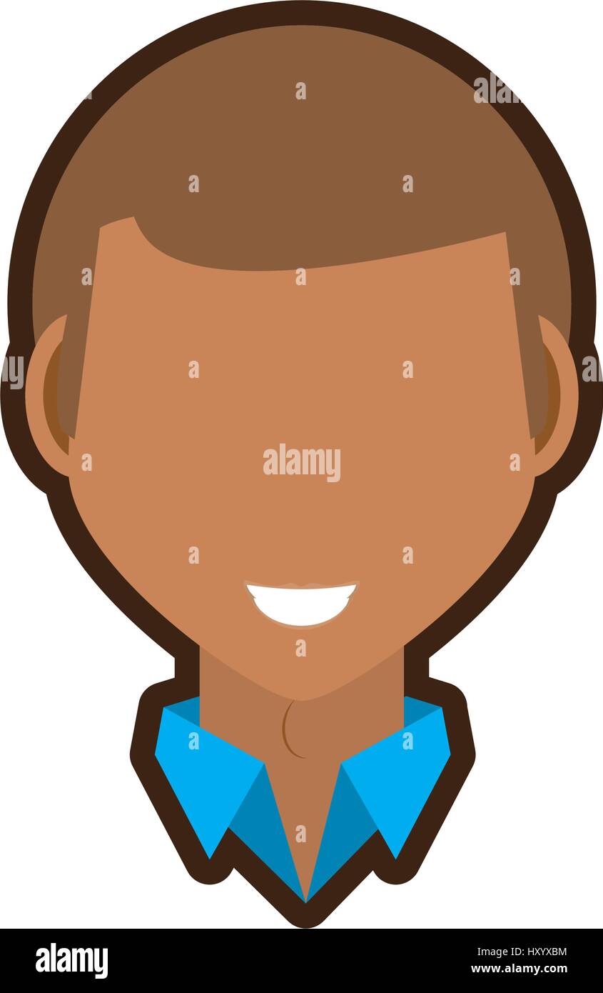 head guy smile image Stock Vector Image & Art - Alamy
