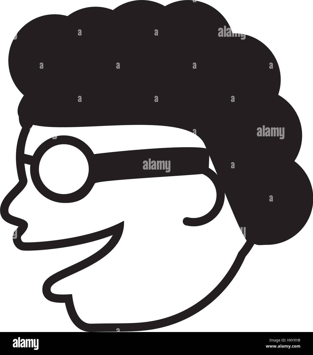 face guy happy outline Stock Vector Image & Art - Alamy