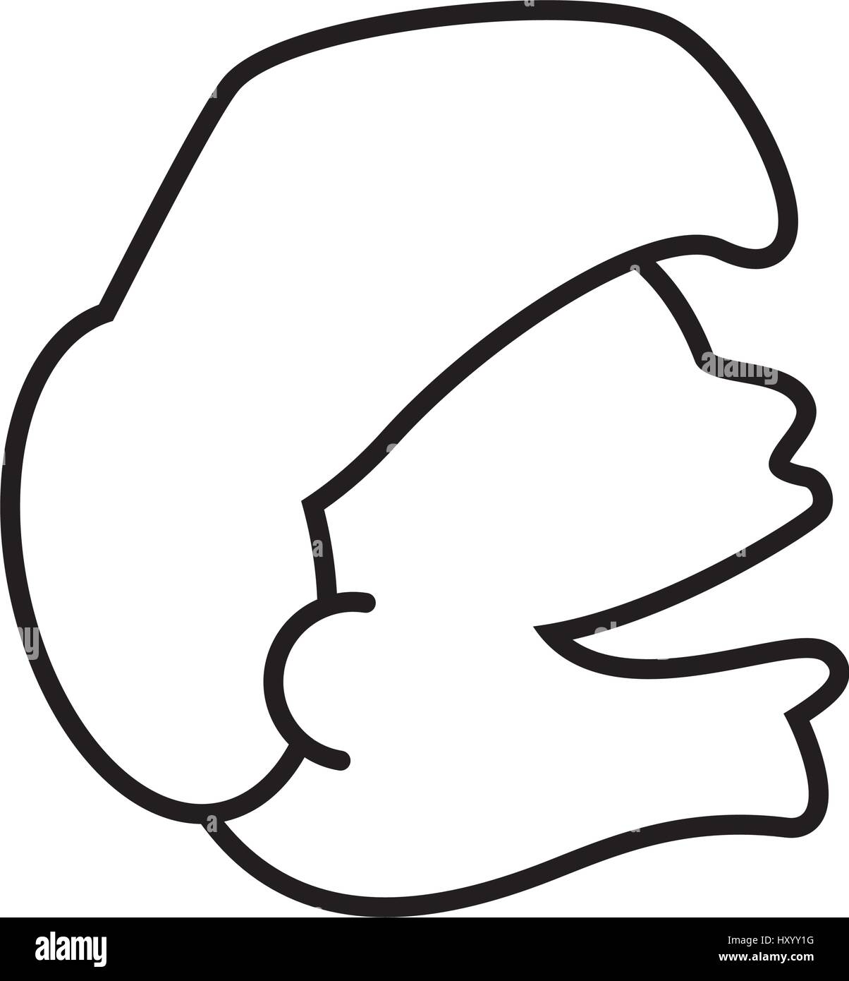 face guy happy outline Stock Vector Image & Art - Alamy