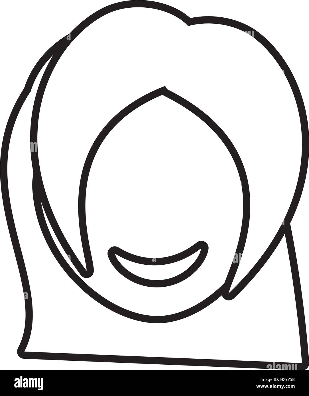 face girl funny glasses outline Stock Vector Image & Art - Alamy