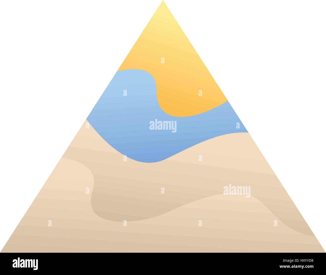 Colorful Triangle Symbol design, vector illustration Stock Vector Image ...