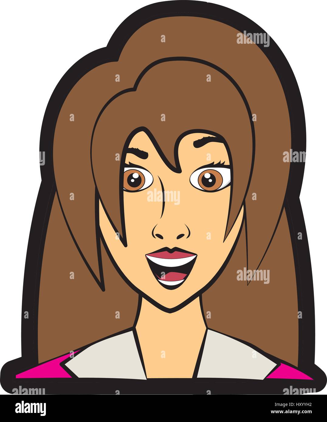 cartoon woman expression image Stock Vector Image & Art - Alamy