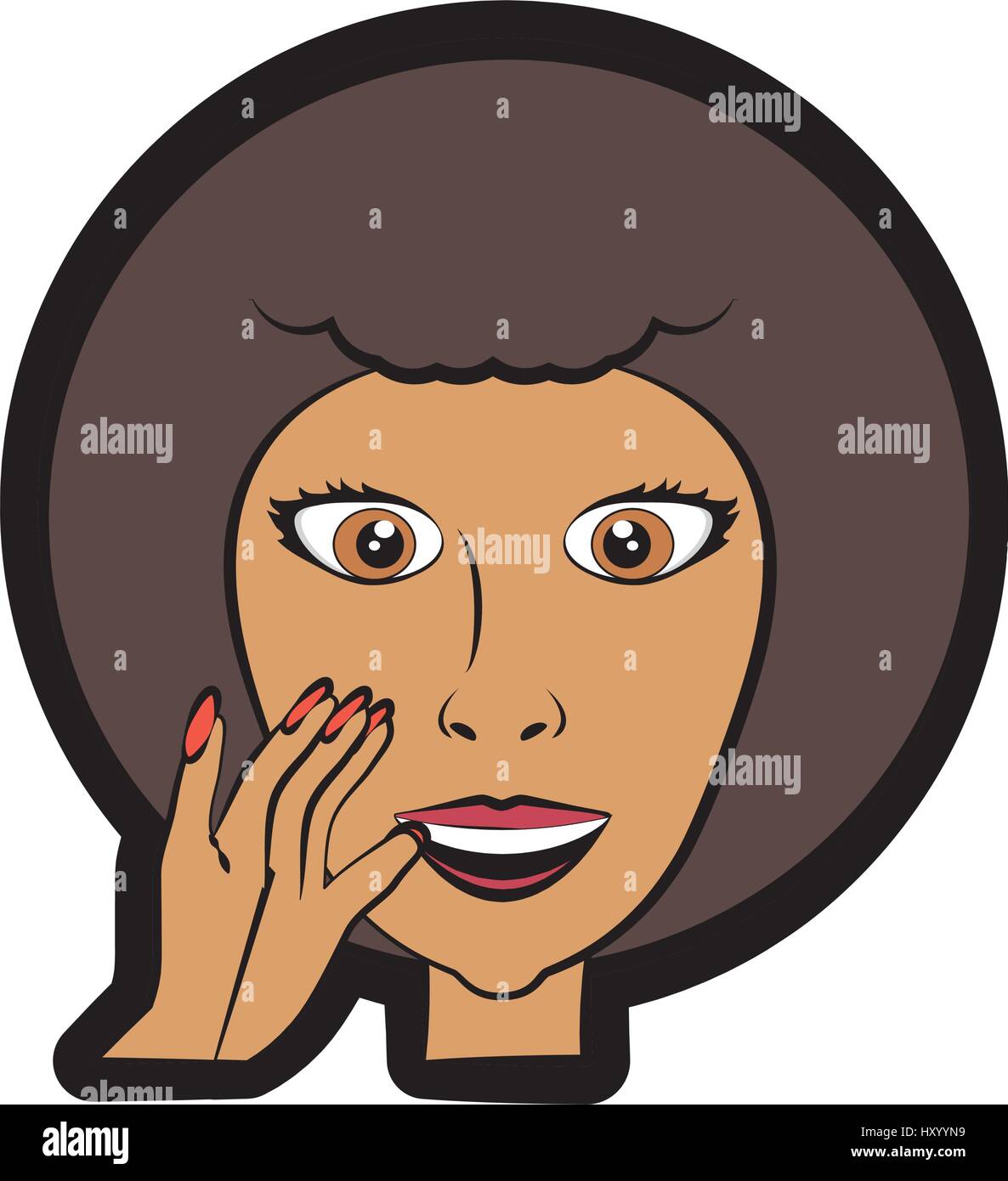 cartoon woman expression image Stock Vector Image & Art - Alamy