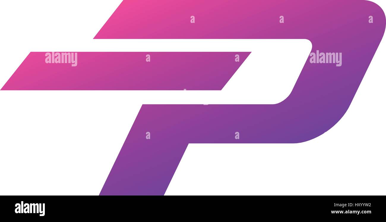 letter P Symbol design illustration, Creative Concept Stock Vector ...