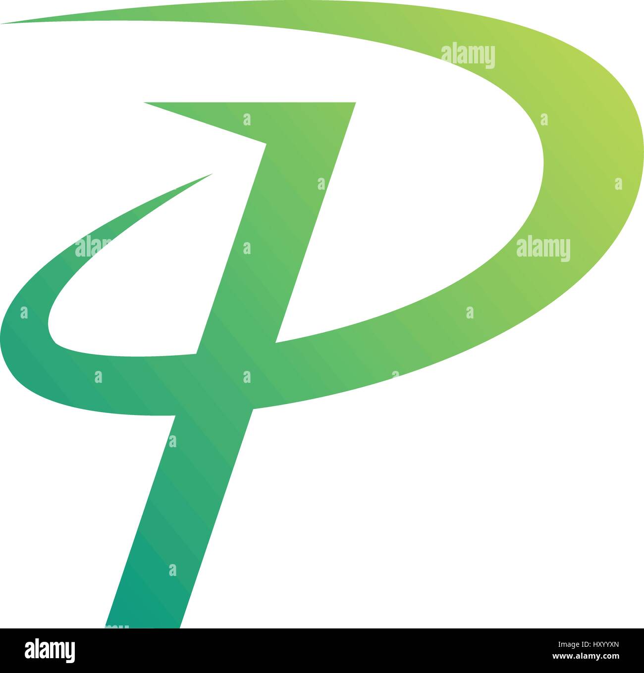 letter P Symbol design illustration, Creative Concept Stock Vector ...