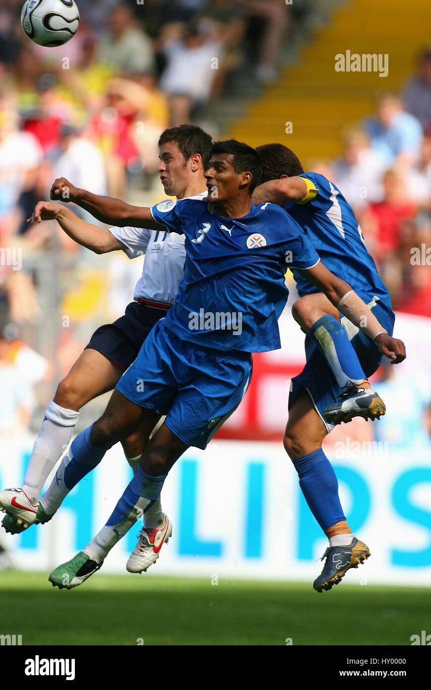 JOE COLE TOLEDO & GAMARRA ENGLAND V PARAGUAY FRANKFURT Germany 10 June ...