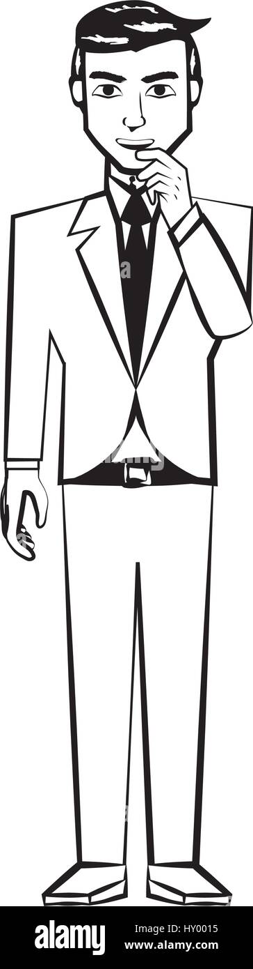 man character posture line Stock Vector Image & Art - Alamy