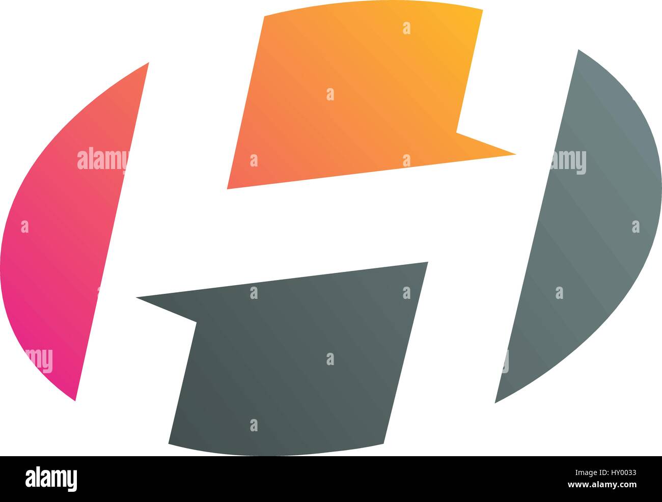 letter H Symbol design illustration, Creative Concept Stock Vector ...