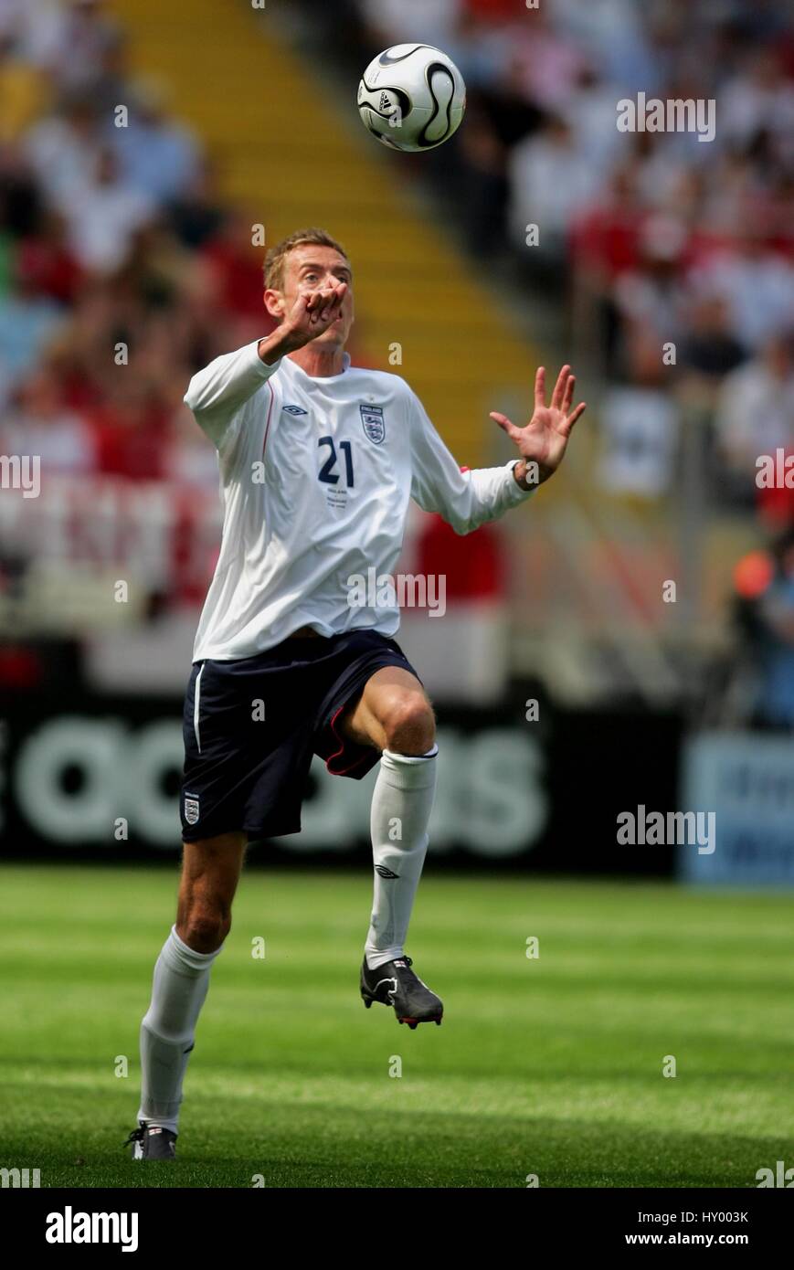 PETER CROUCH ENGLAND & LIVERPOOL FC WORLD CUP FRANKFURT GERMANY 10 June 2006 Stock Photo - Alamy