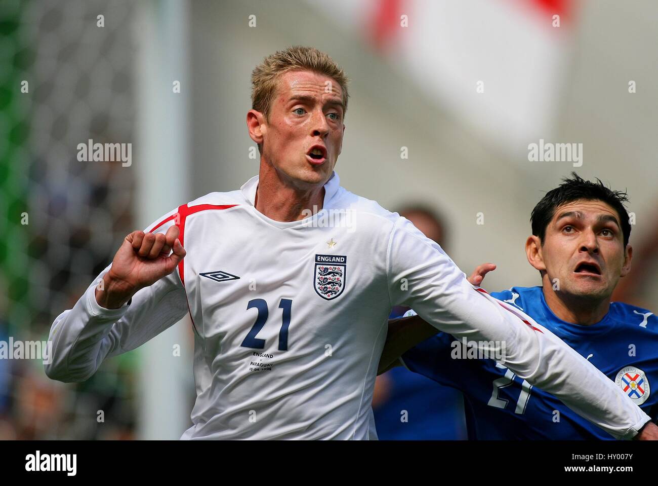 PETER CROUCH ENGLAND & LIVERPOOL FC WORLD CUP FRANKFURT GERMANY 10 June 2006 Stock Photo - Alamy