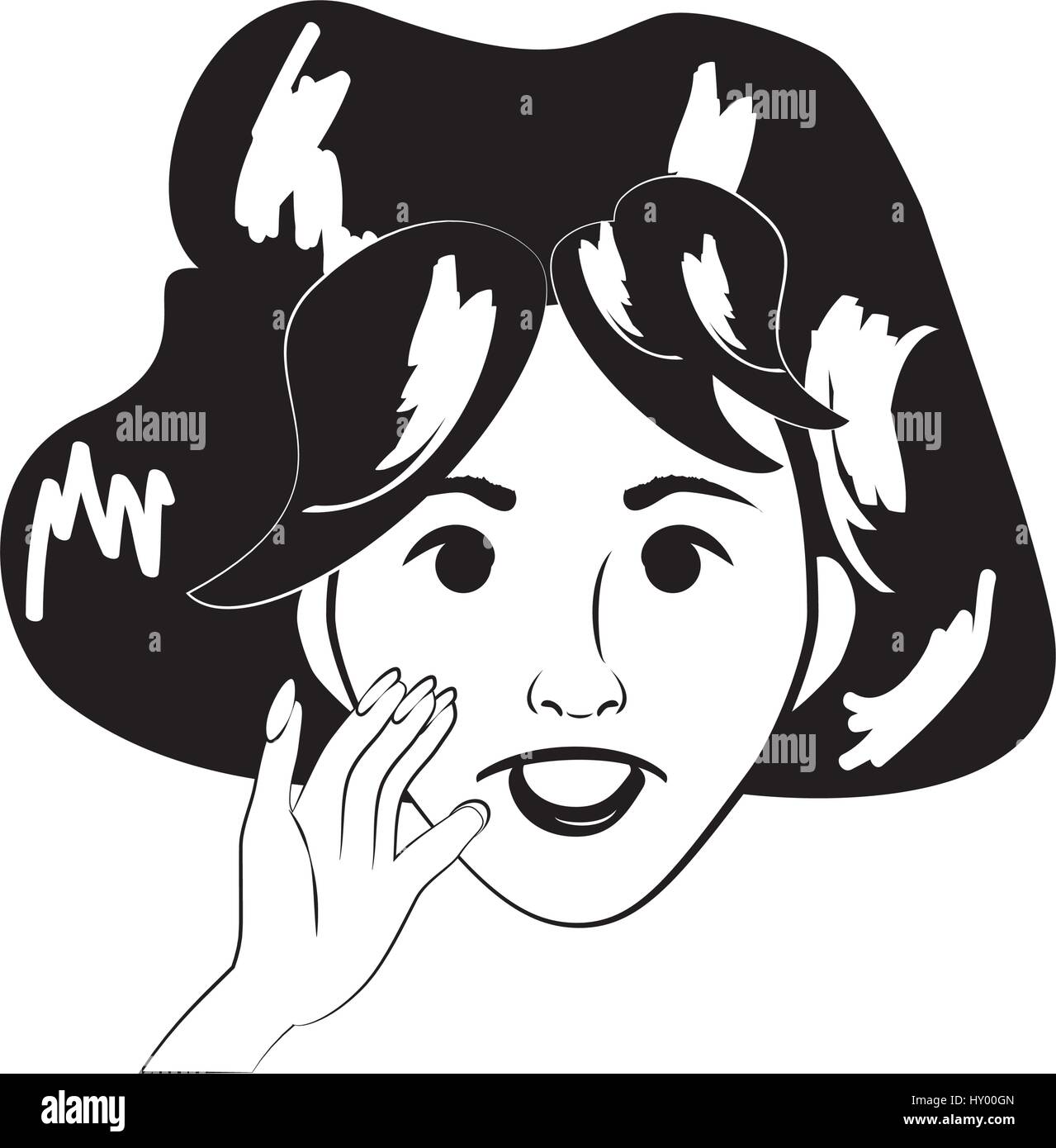 cartoon woman character posture line Stock Vector Image & Art - Alamy