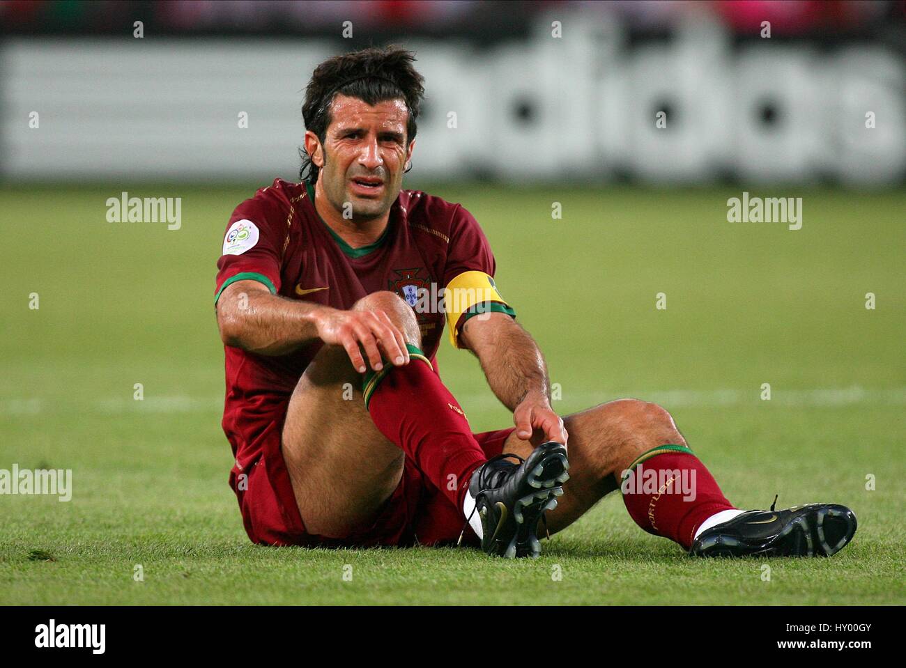 Figo portugal goal hi-res stock photography and images - Alamy