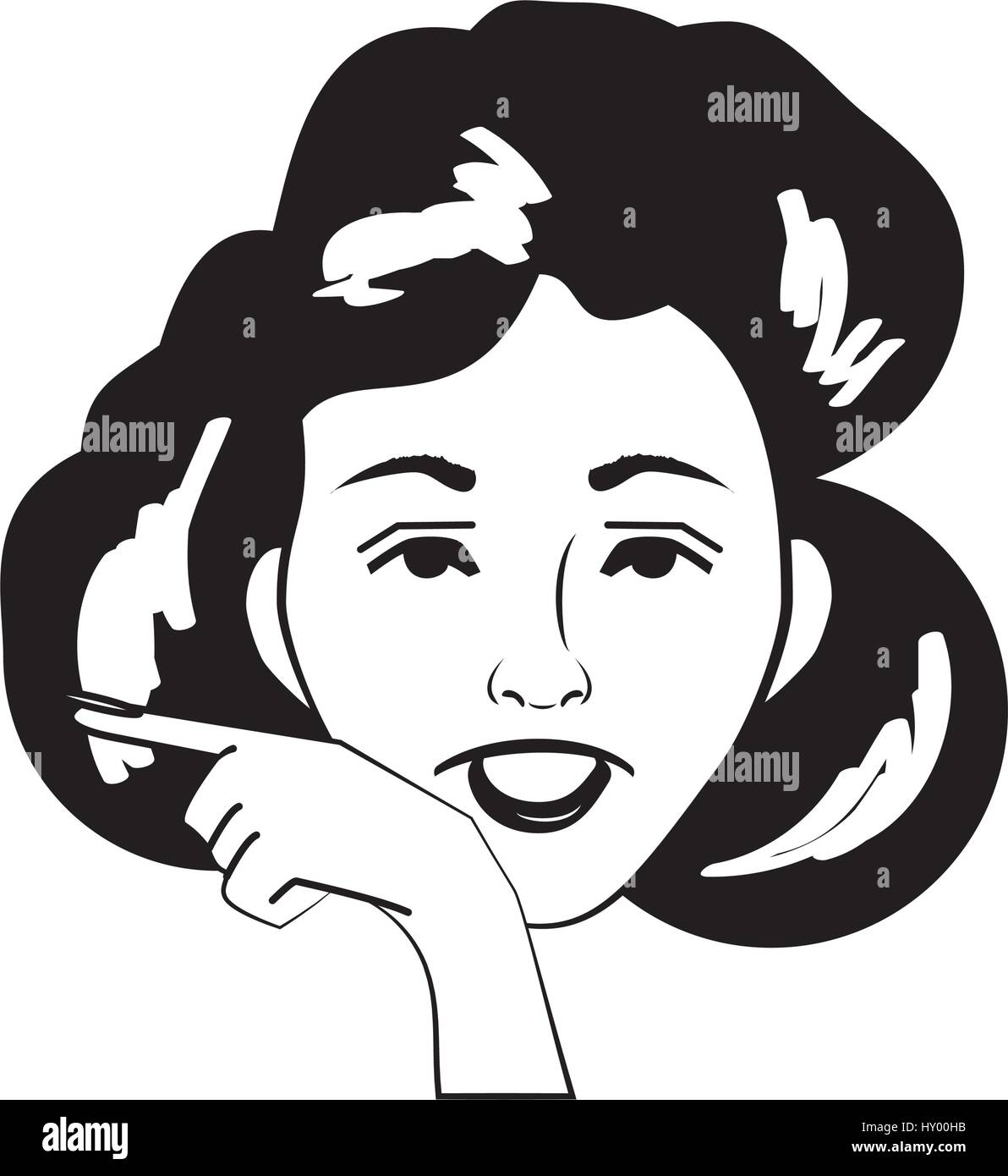 cartoon woman character posture line Stock Vector Image & Art - Alamy