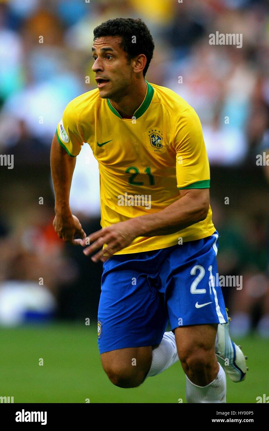 FRED BRAZIL & OLYMPIQUE LYON WORLD CUP MUNICH GERMANY 18 June 2006 ...