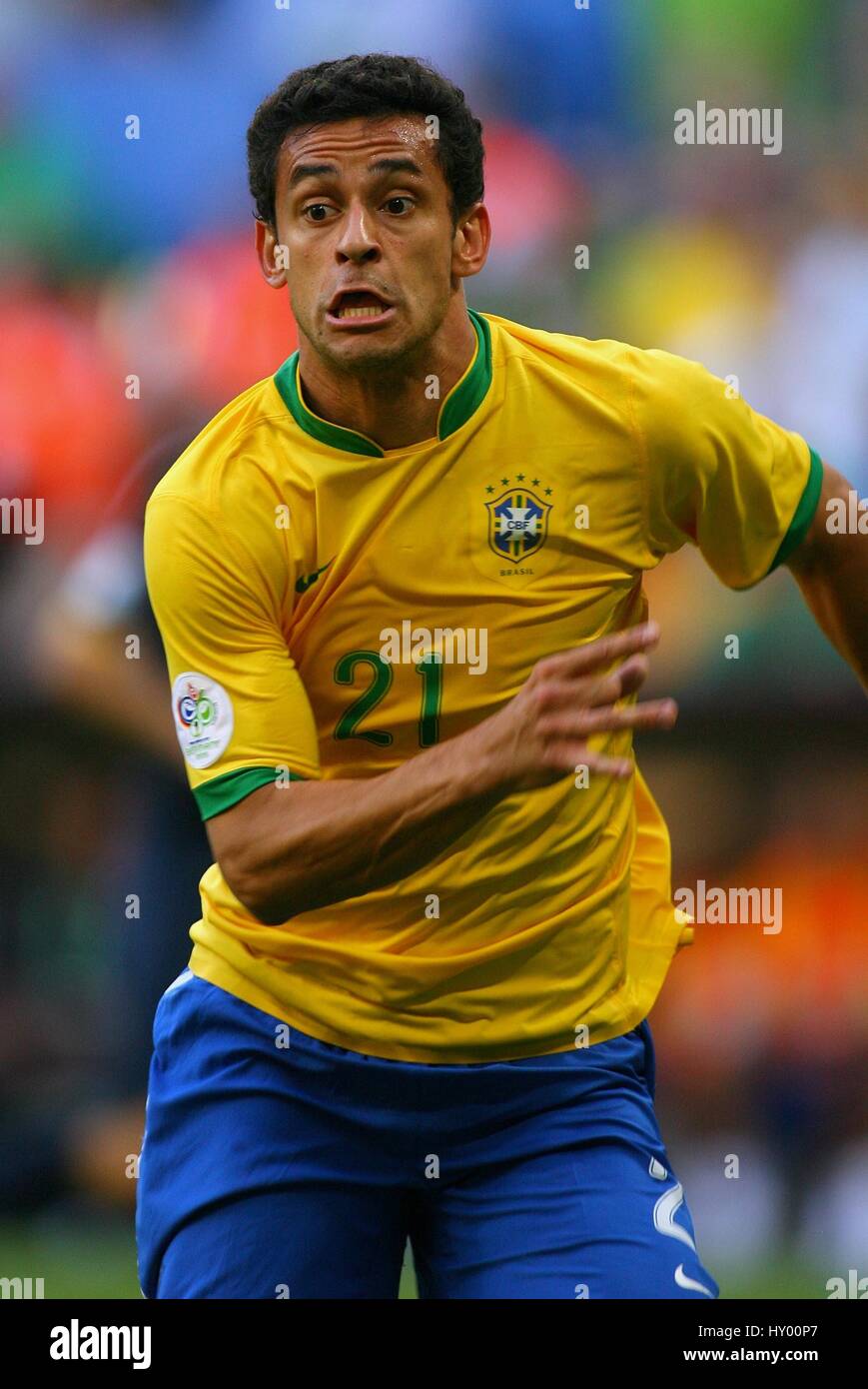 FRED BRAZIL & OLYMPIQUE LYON WORLD CUP MUNICH GERMANY 18 June 2006 ...
