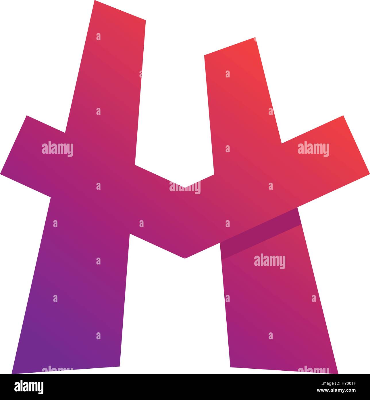 letter H Symbol design illustration, Creative Concept Stock Vector ...