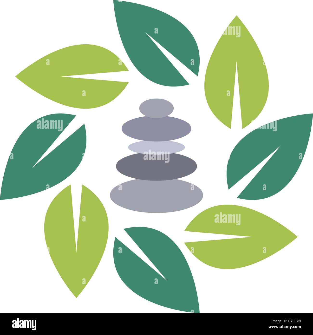 Natural symbol design concept Illustration Stock Vector Image & Art - Alamy