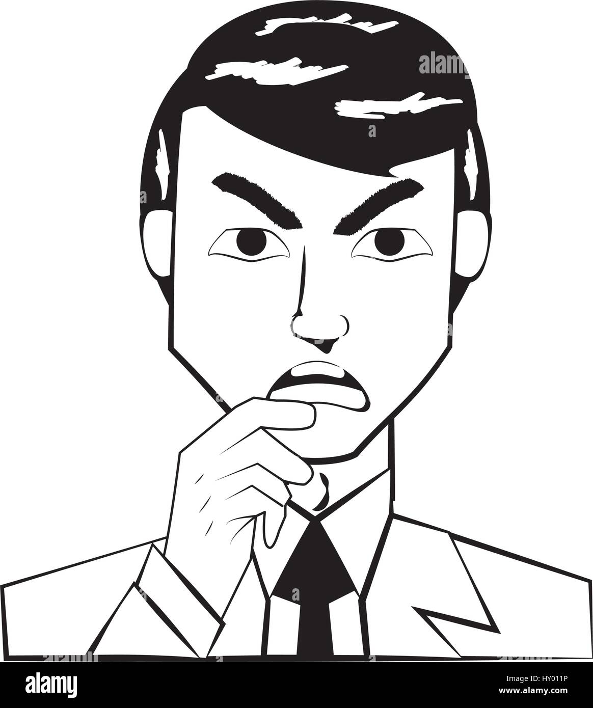 head man avatar comic Stock Vector Image & Art - Alamy