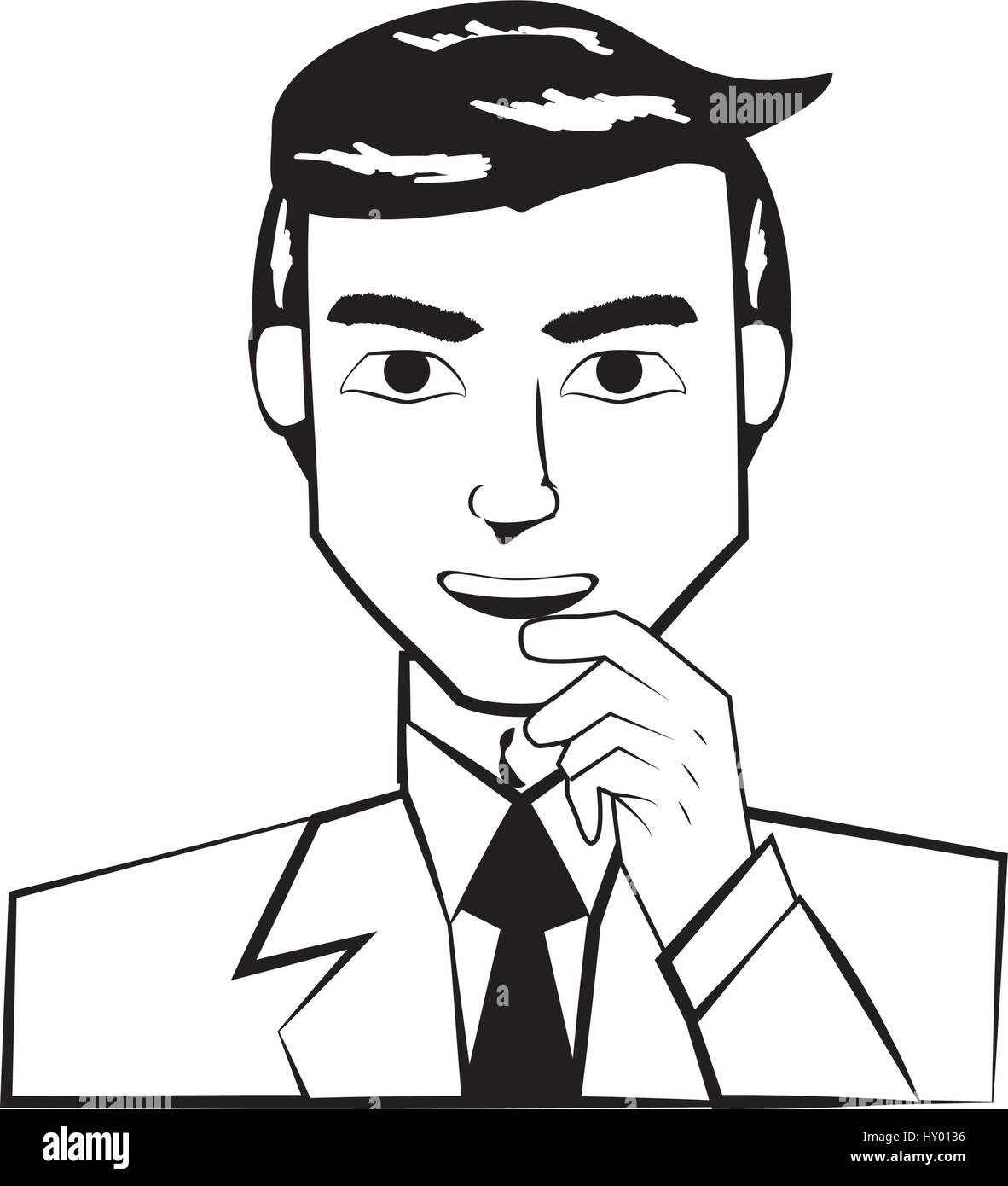 head man avatar comic Stock Vector Image & Art - Alamy