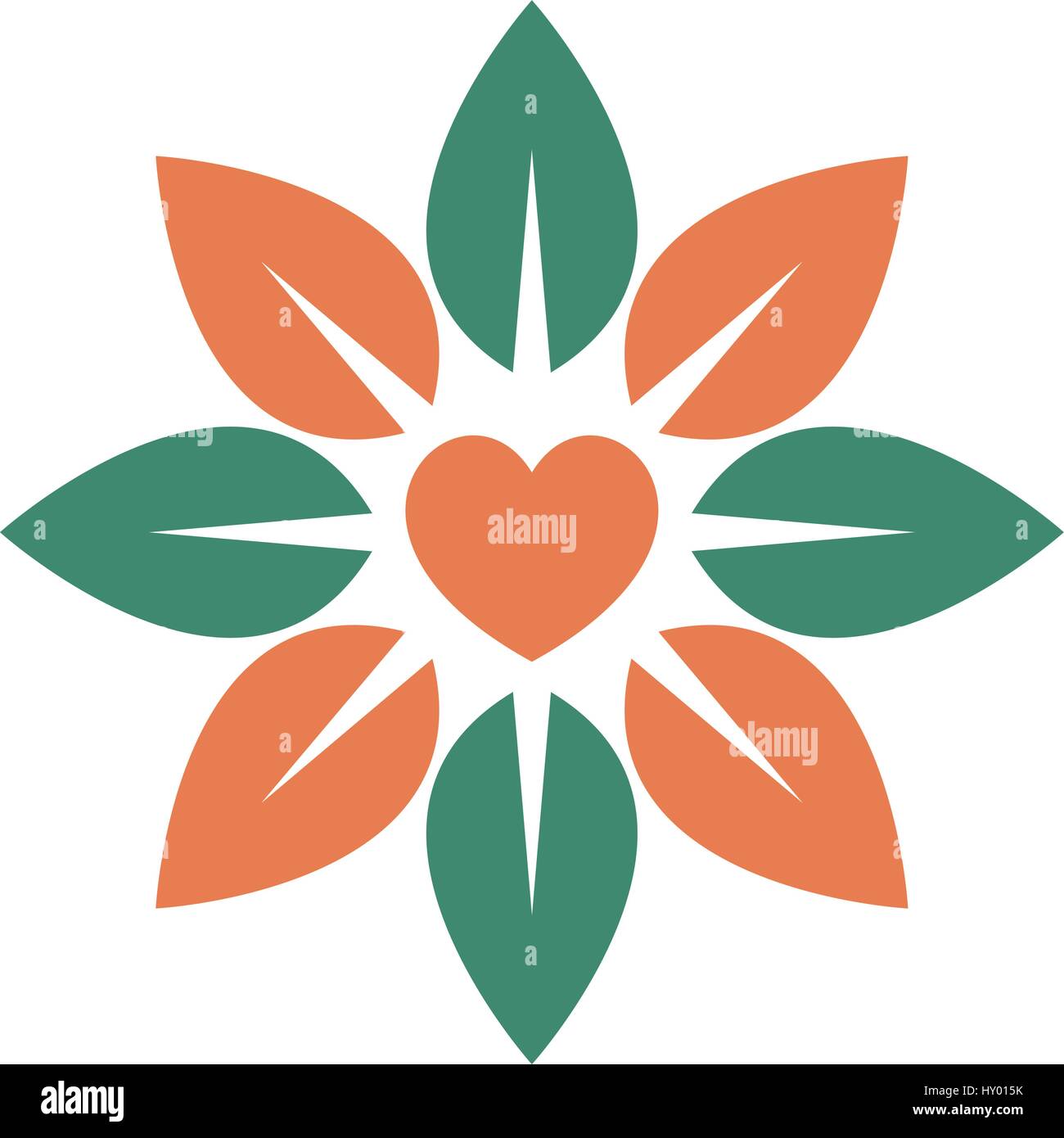 Natural symbol design concept Illustration Stock Vector Image & Art - Alamy
