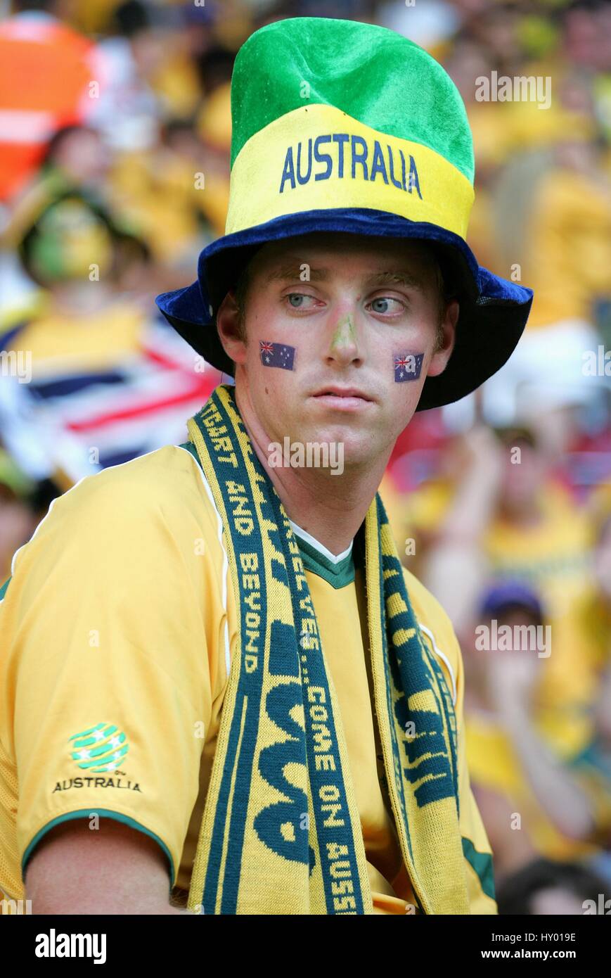 AUSTRALIAN FAN ITALY V AUSTRALIA WORLD CUP FRITZ-WALTER STADION ...