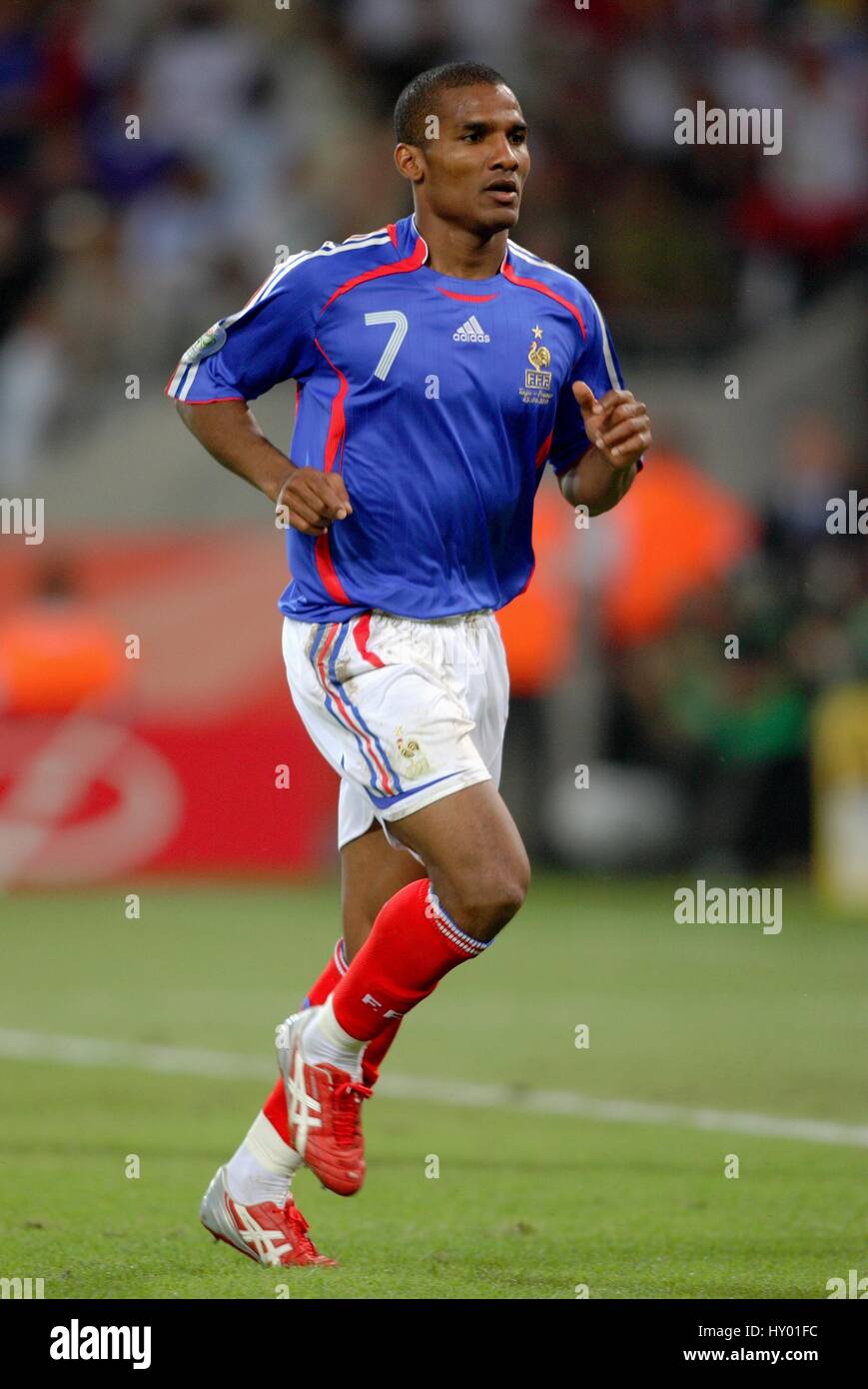 FLORENT MALOUDA FRANCE & OLYMPIQUE LYON WORLD CUP RHEIN ENERGIE STADIUM ...