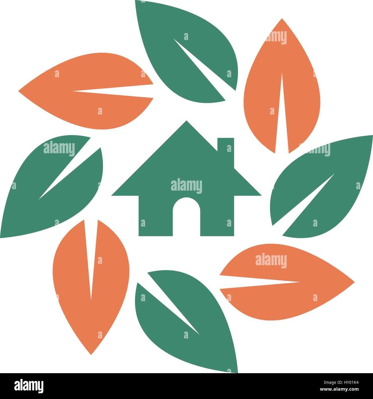 Natural symbol design concept Illustration Stock Vector Image & Art - Alamy