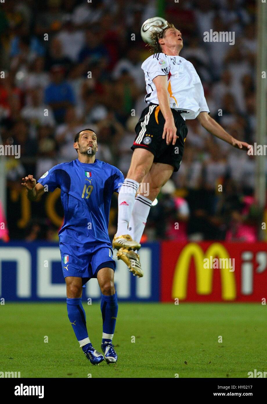 G ZAMBROTTA & TIM BOROWSKI GERMANY & ARSENAL FC WORLD CUP DORTMUND ...