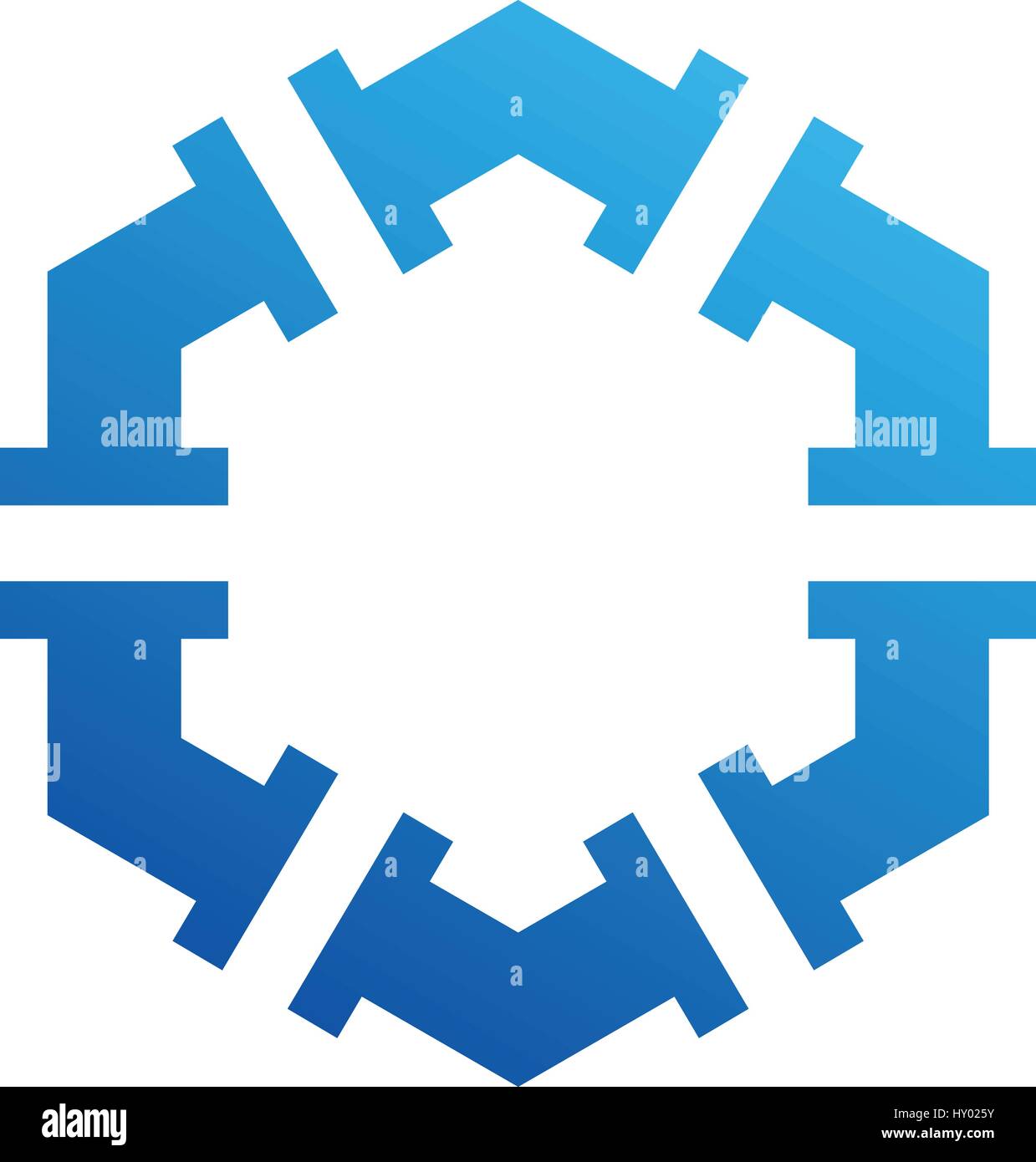 Abstract Colorful Hexagon Symbol Concept Stock Vector Image & Art - Alamy