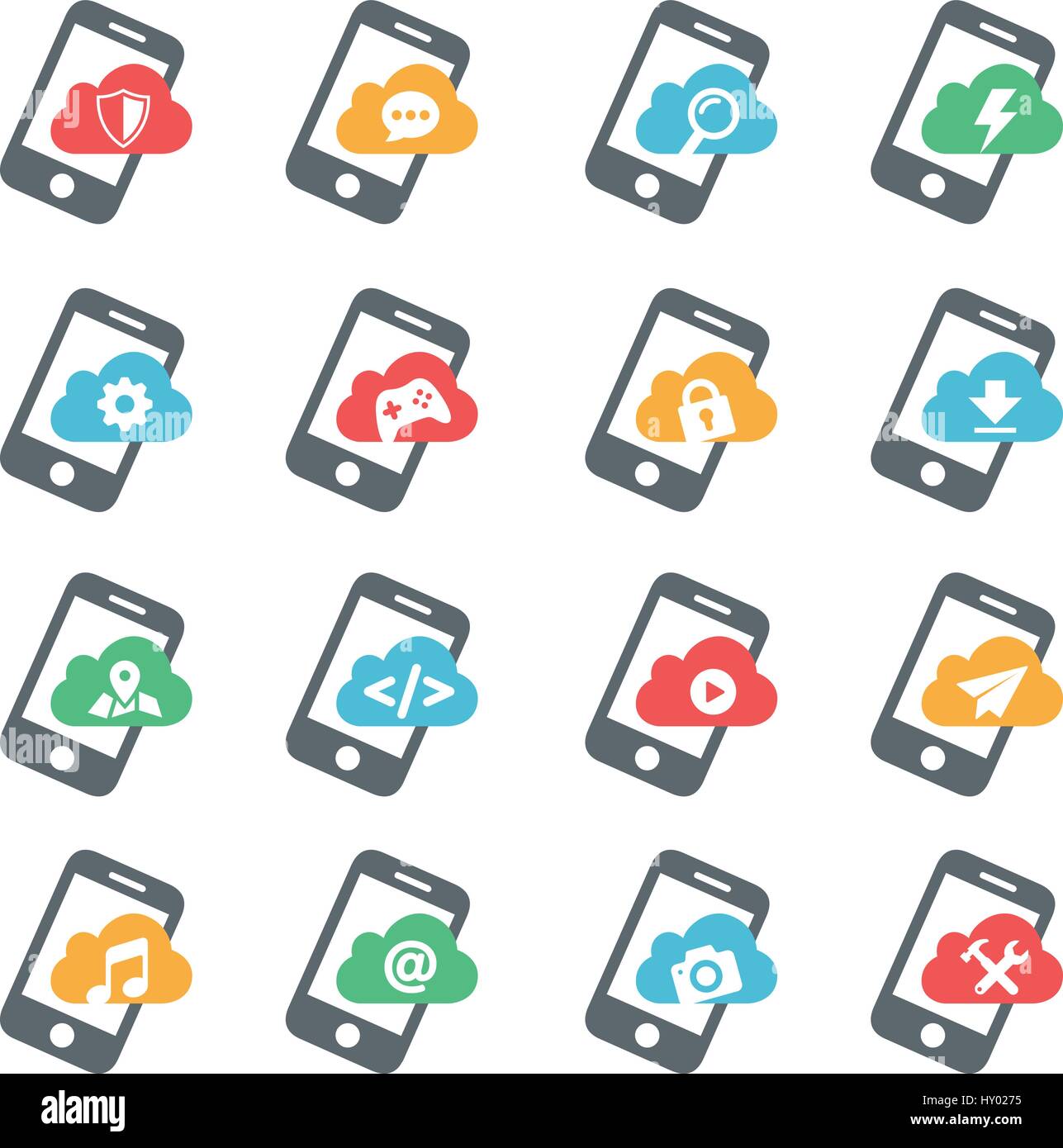 Mobile development Stock Vector Images - Alamy