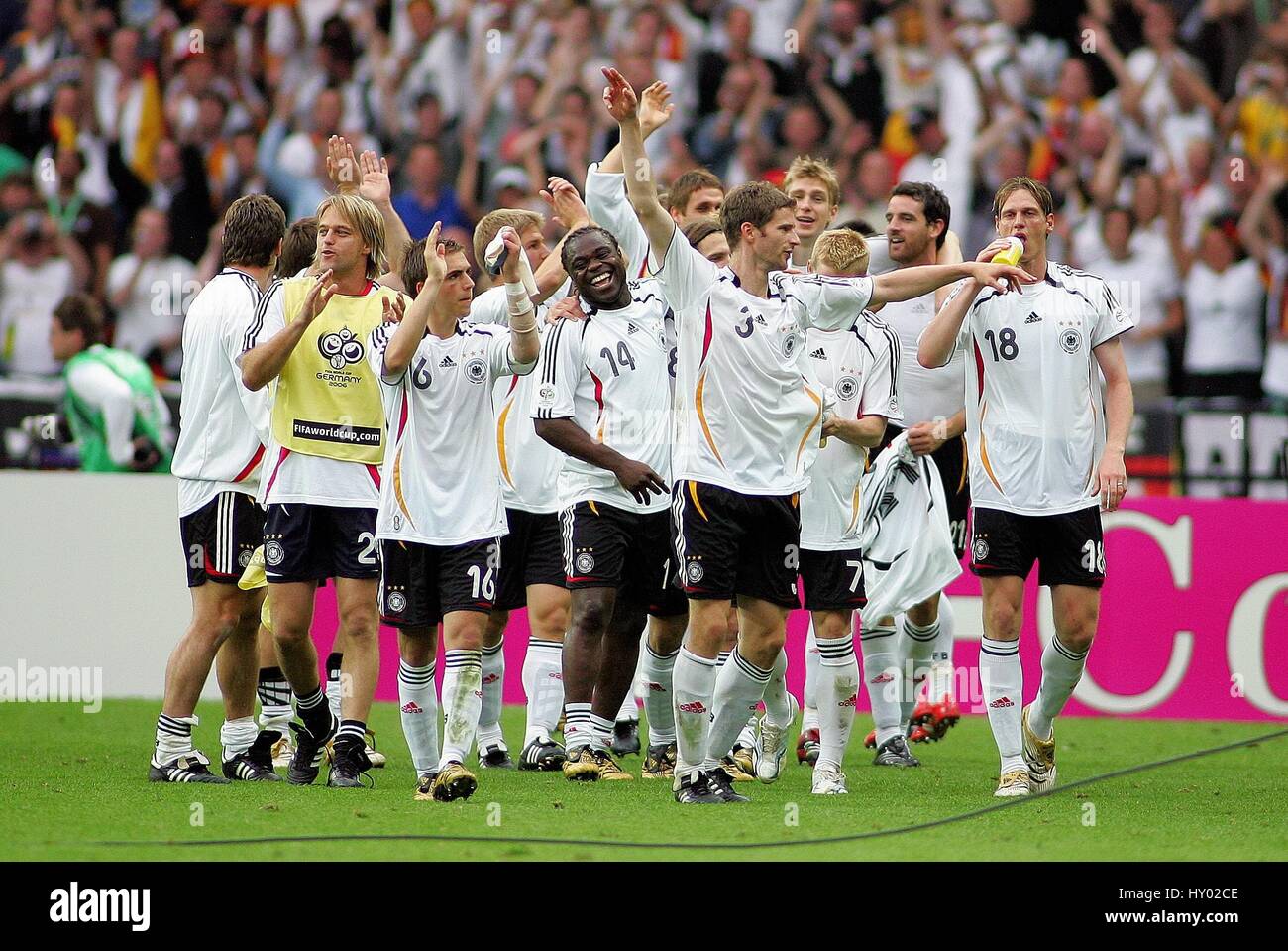 GERMANY CELEBRATE GERMANY V ARGENTINA WORLD CUP BERLIN GERMANY 30 June ...