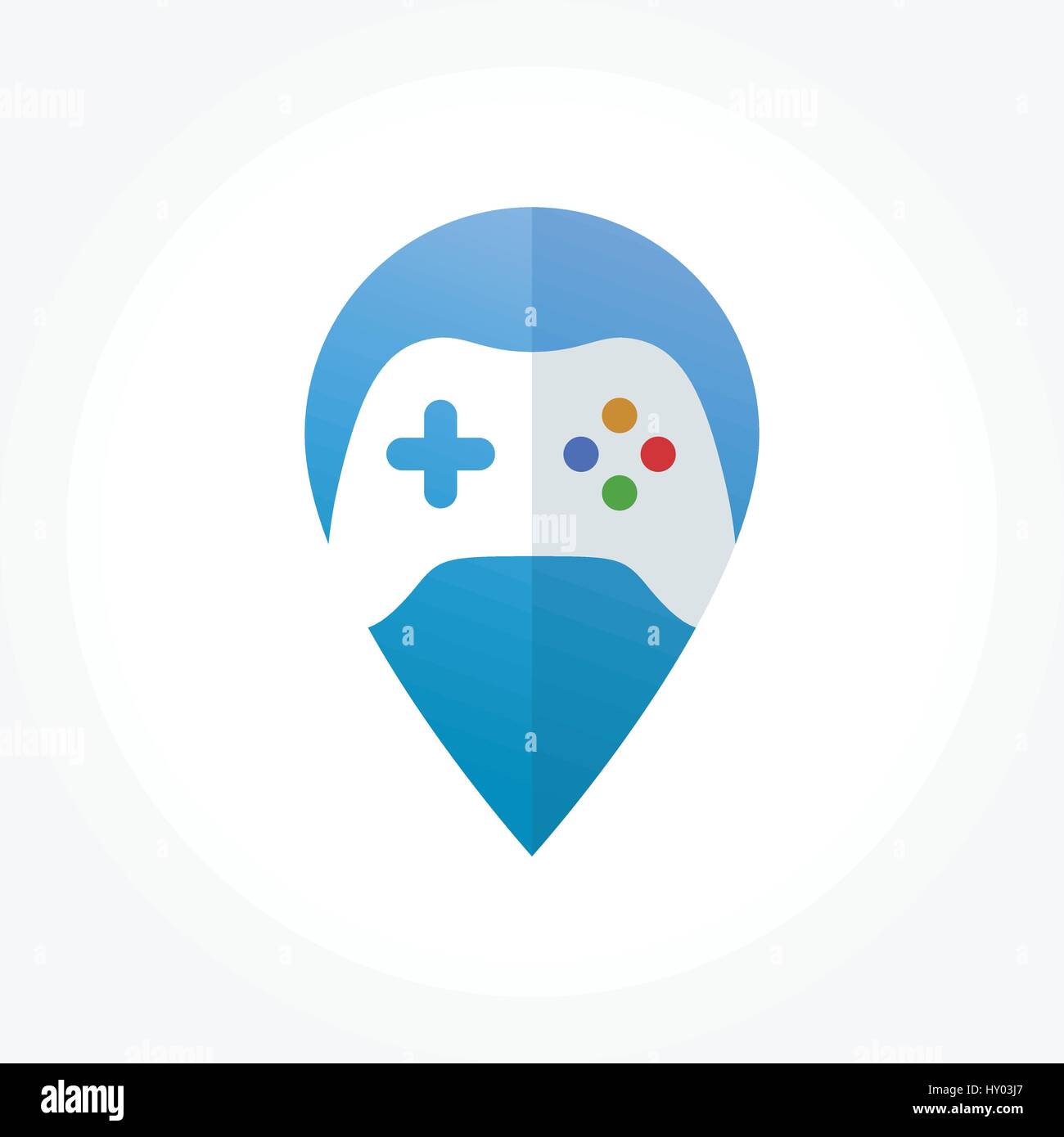 Gaming Spot Symbol Design Stock Vector Image & Art - Alamy