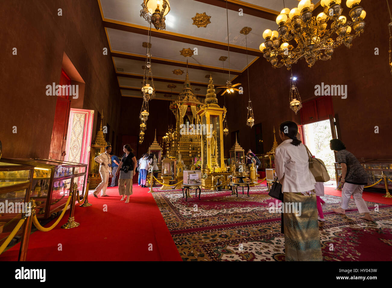 Interior of the Silver Pagoda in the Phnom Penh, Cambodia, Asia Stock ...