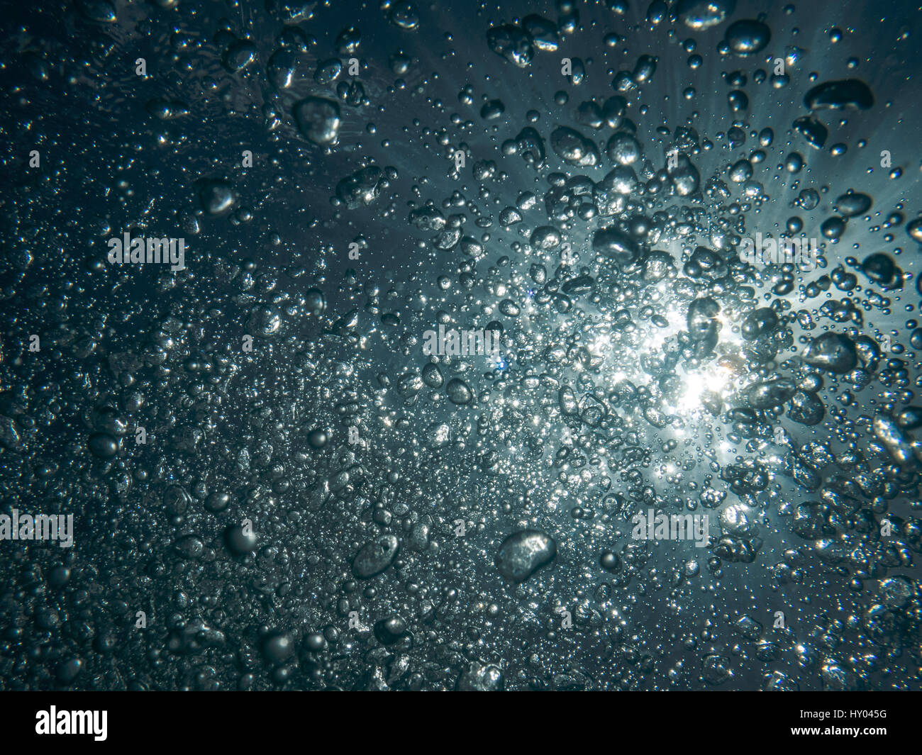 Deep sea underwater bubbles hi-res stock photography and images - Alamy