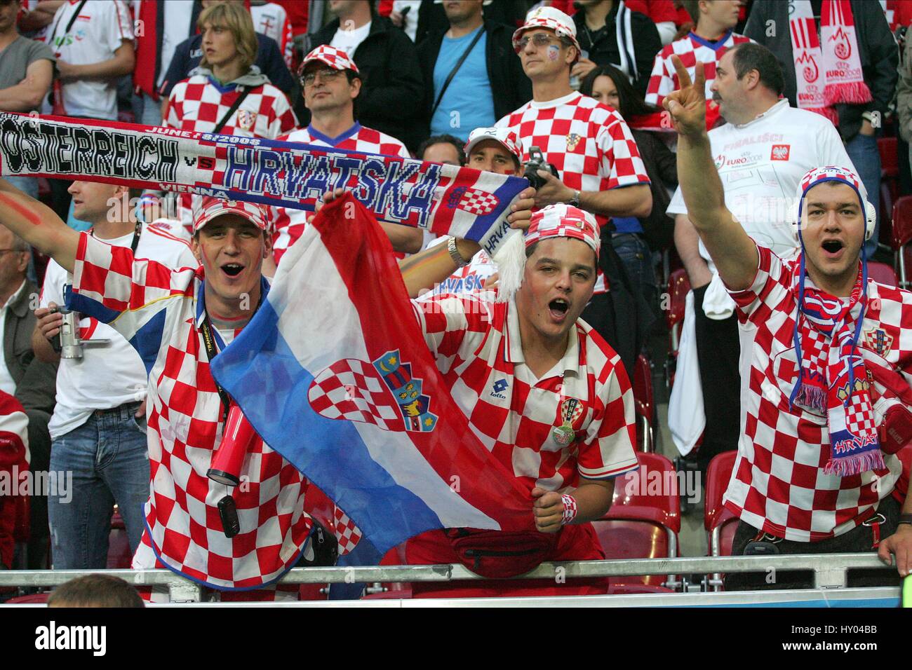Croatian Fans High Resolution Stock Photography and Images - Alamy