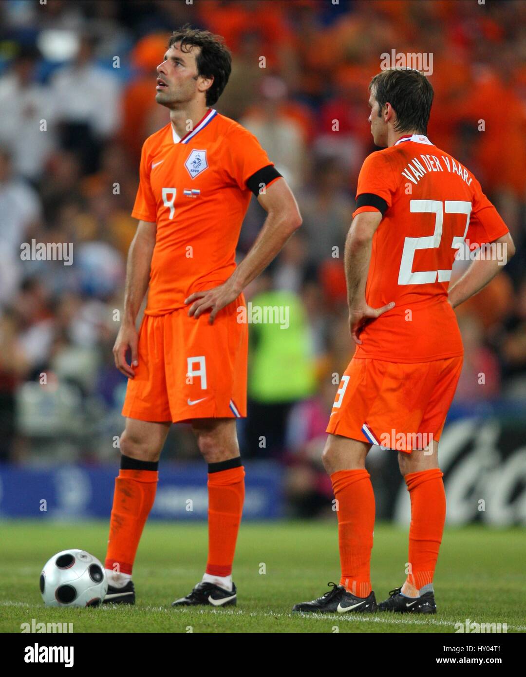 R NISTELROOY & R VAN DER VAART HOLLAND V RUSSIA ST JAKOB-PARK BASEL ...