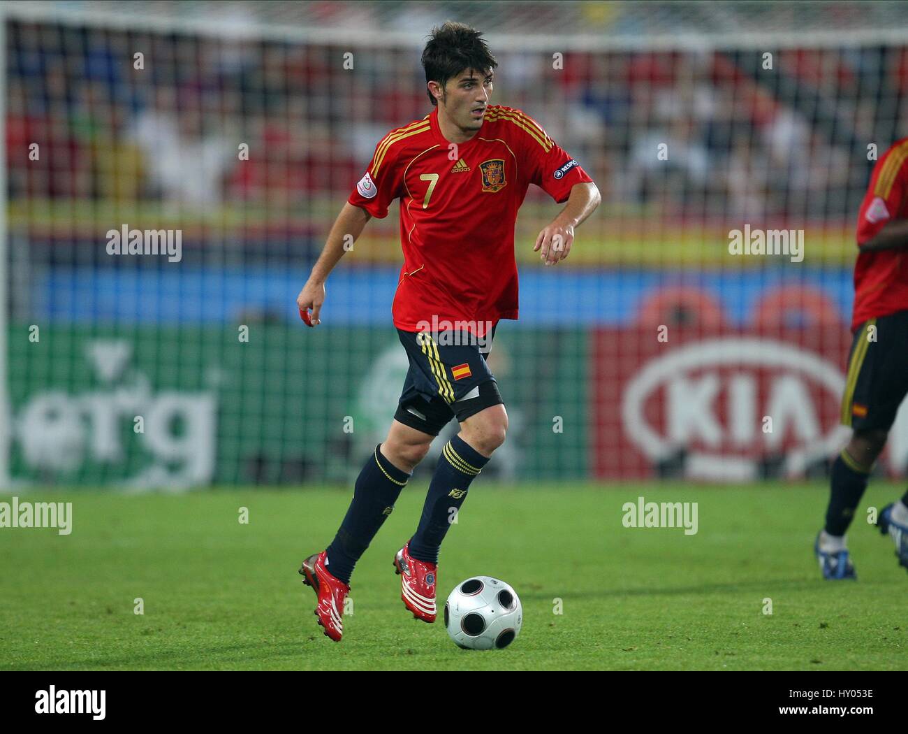 DAVID VILLA SPAIN & VALENCIA ERNST-HAPPEL STADIUM VIENNA AUSTRIA 22 ...