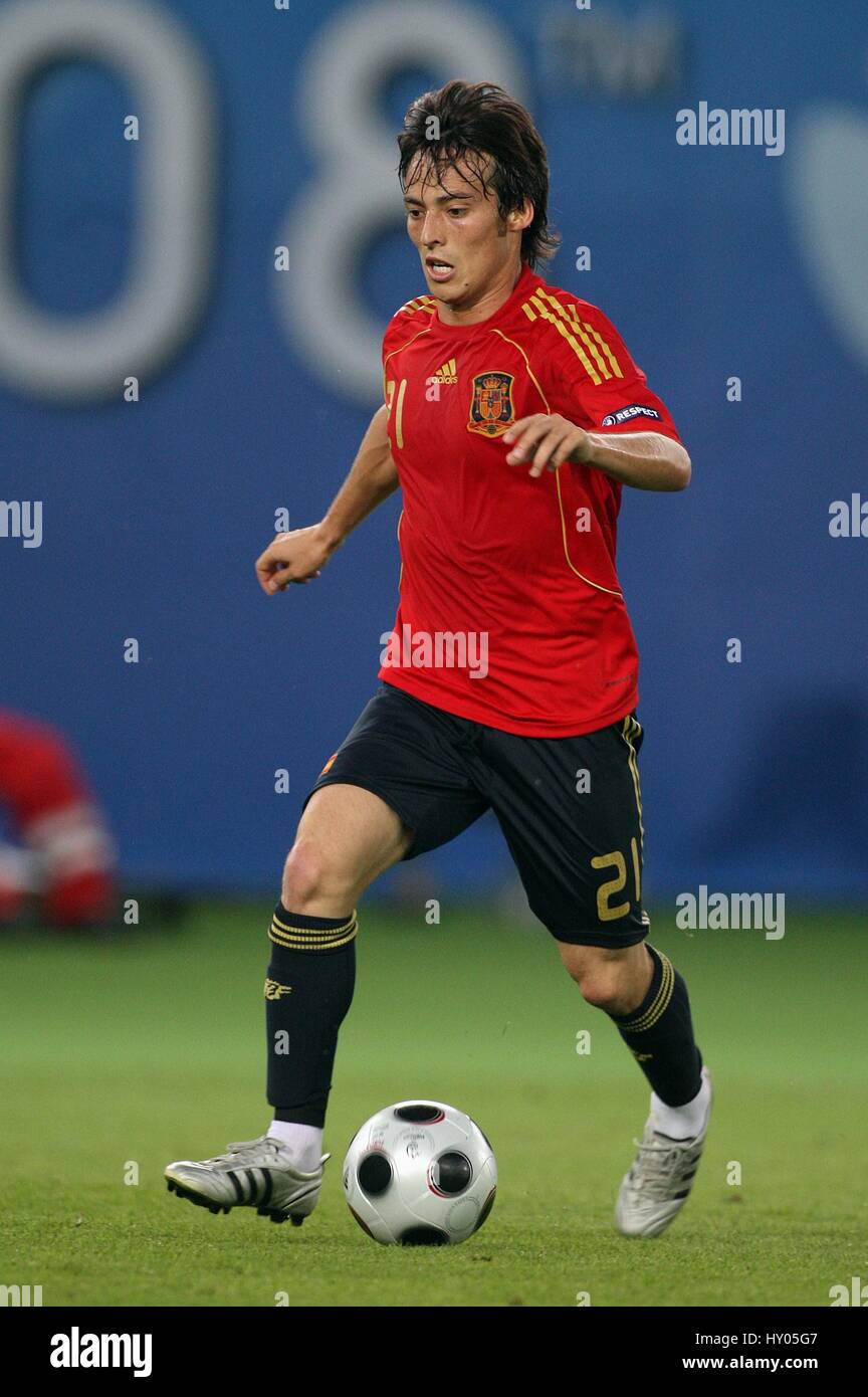 DAVID SILVA SPAIN & VALENCIA ERNST-HAPPEL STADIUM VIENNA AUSTRIA 22 ...