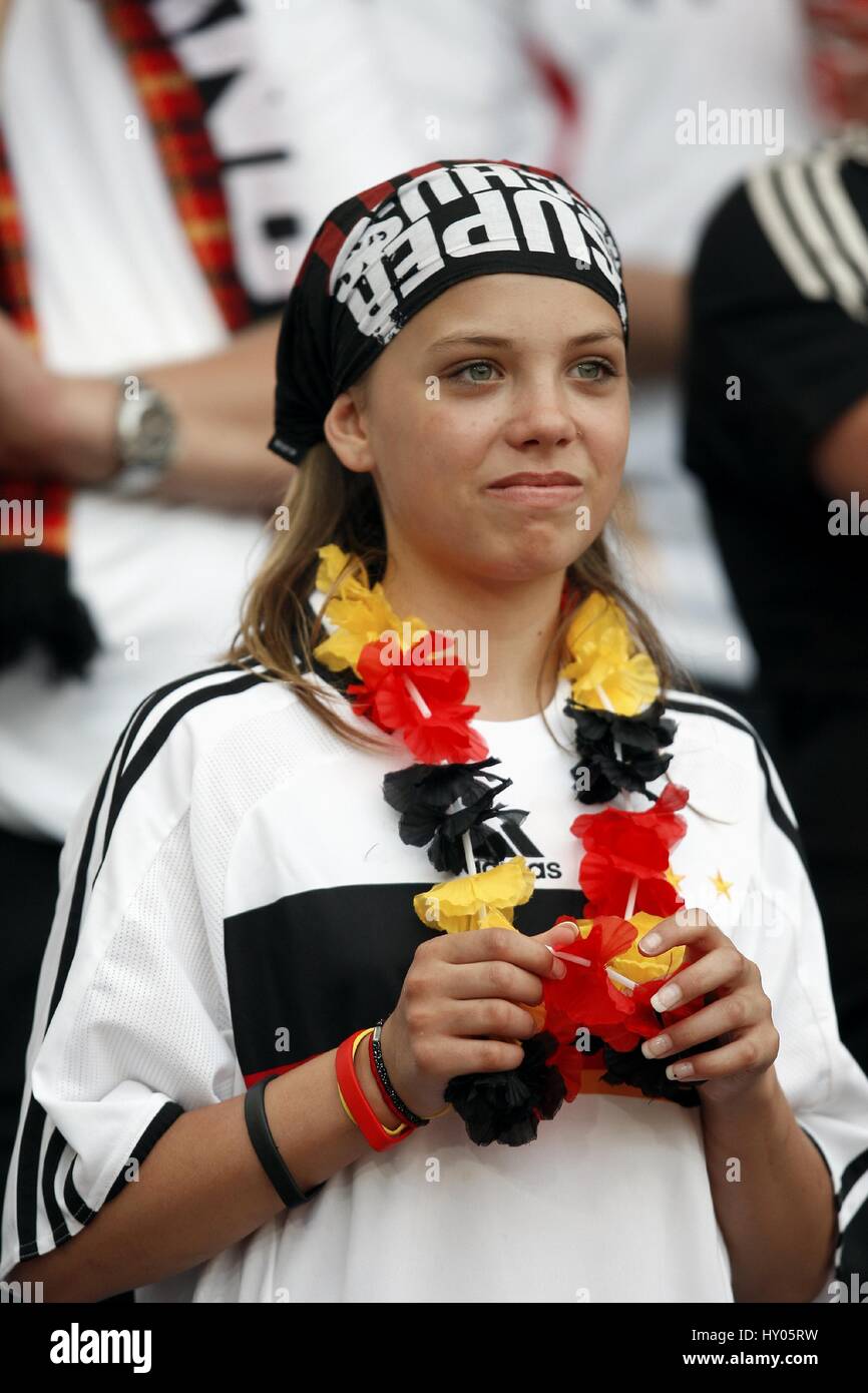 GERMAN FAN GERMANY V TURKEY EURO 2008 ST JAKOB-PARK BASEL SWITZERLAND ...