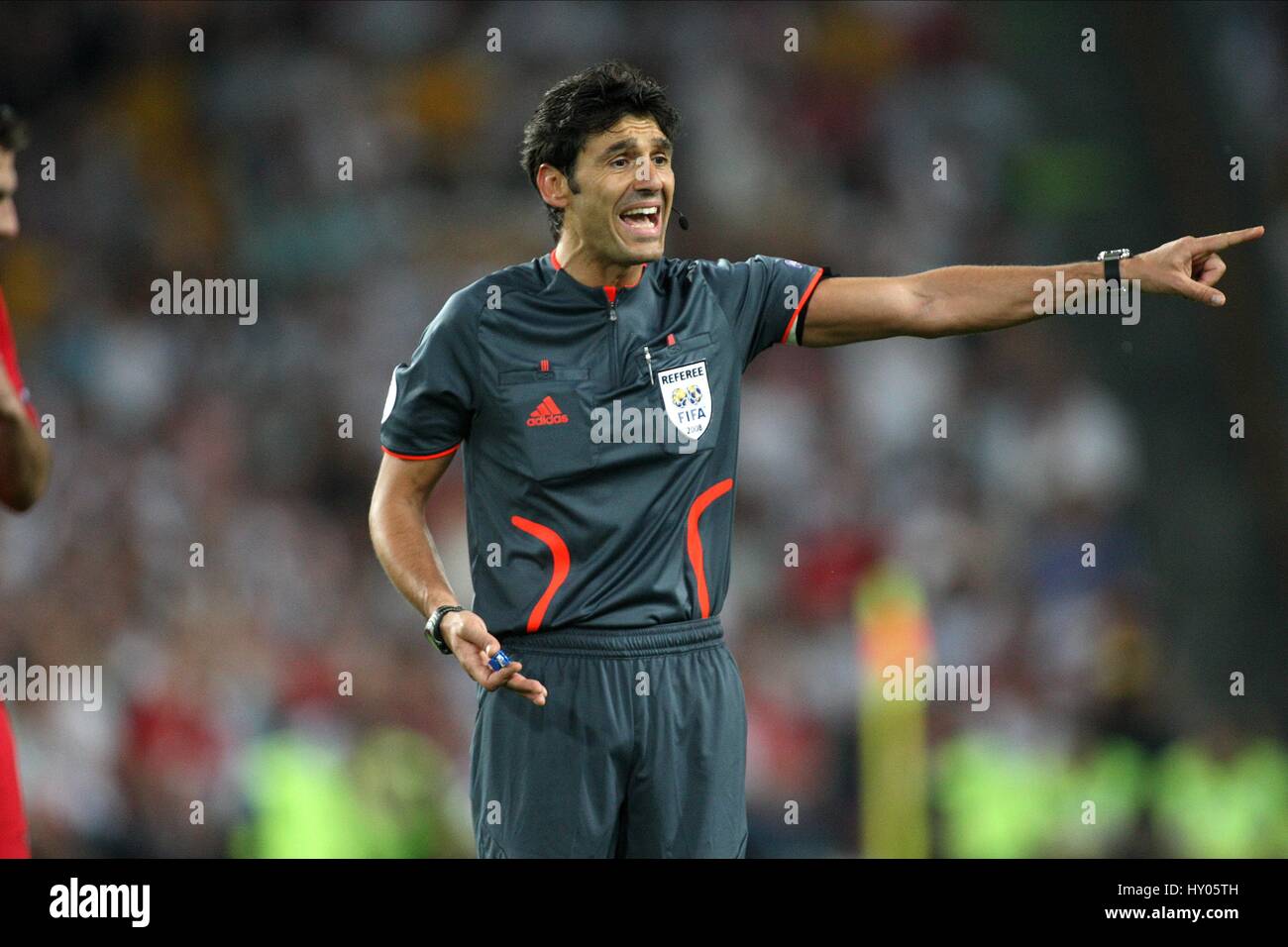 REFEREE MASSIMO BUSACCA GERMANY V TURKEY ST JAKOB-PARK BASEL ...