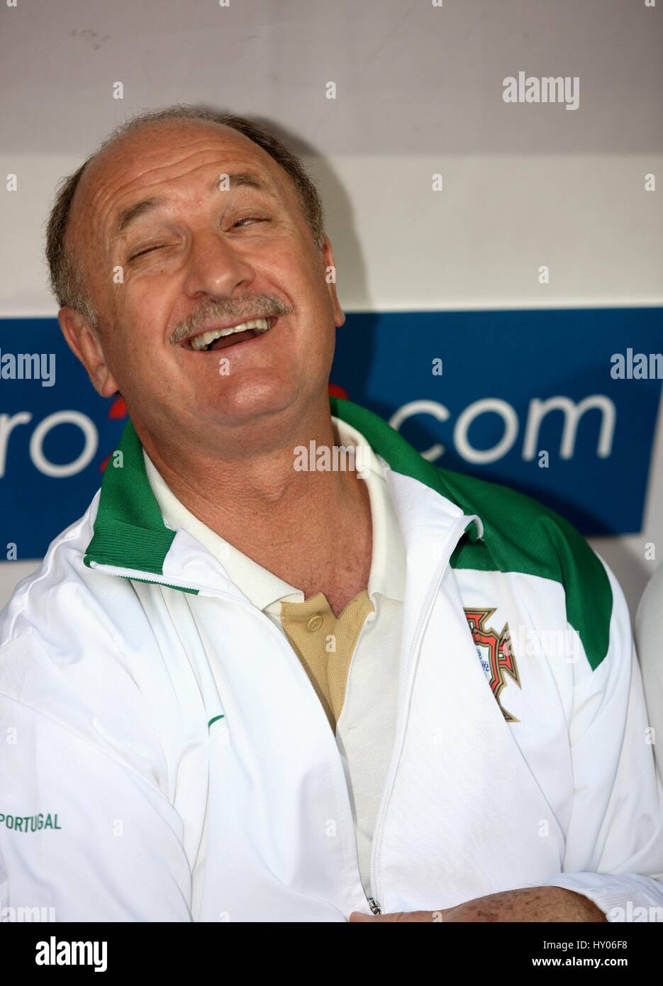 LUIZ FELIPE SCOLARI PORTUGAL COACH ST. JAKOB-PARK BASEL SWITZERLAND 19 ...