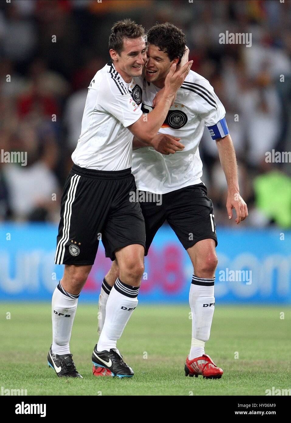 MIROSLAV KLOSE & MICHAEL BALLA PORTUGAL V GERMANY ST JAKOB-PARK BASEL ...