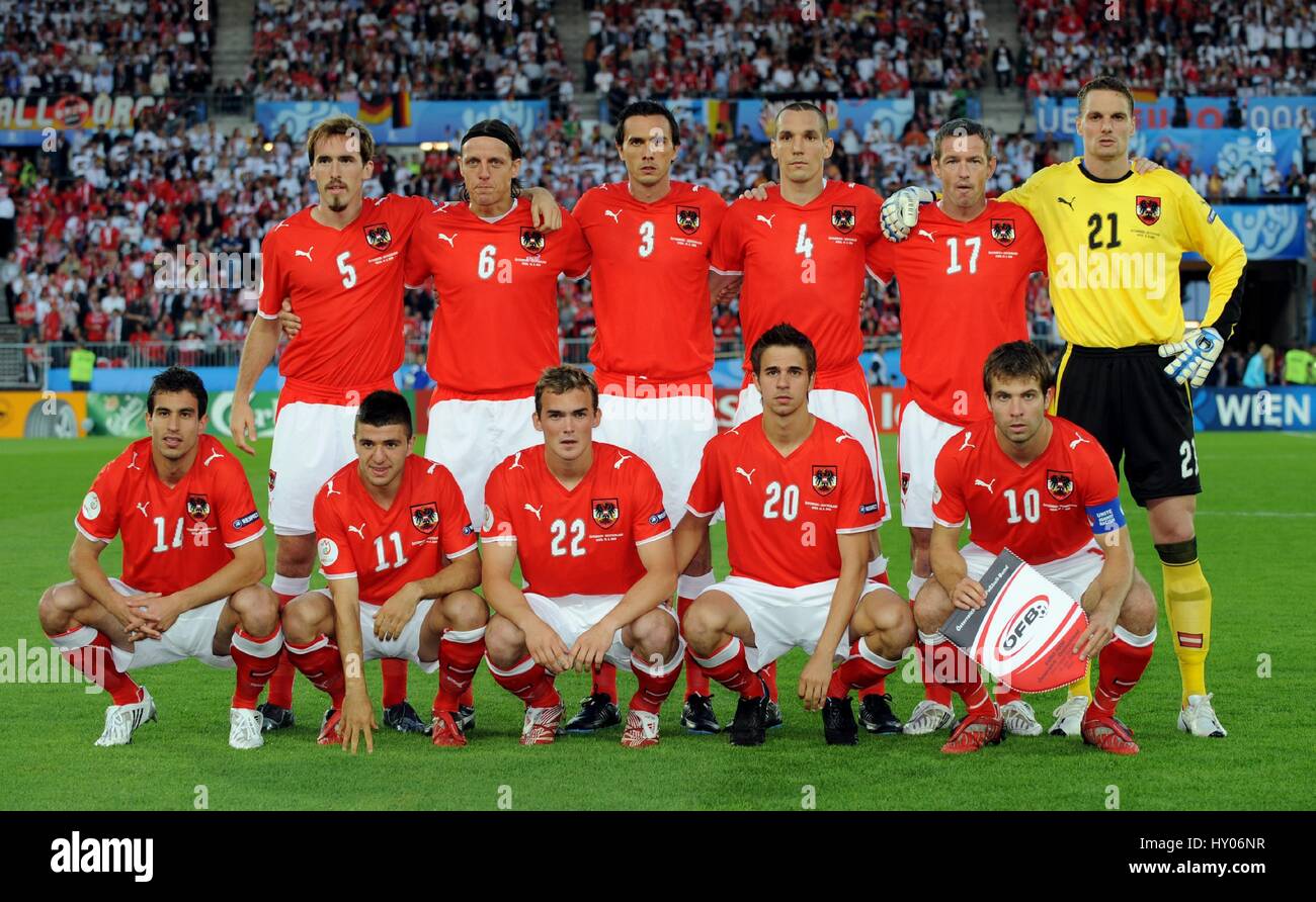 AUSTRIA TEAM GROUP AUSTRIA V GERMANY ERNST-HAPPEL STADIUM VIENNA ...