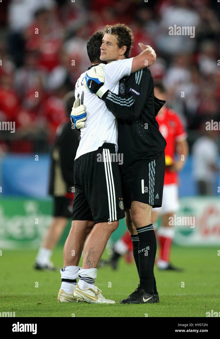 MIROSLAV KLOSE & JENS LEHMANN AUSTRIA V GERMANY EURO 2008 ERNST-HAPPEL ...