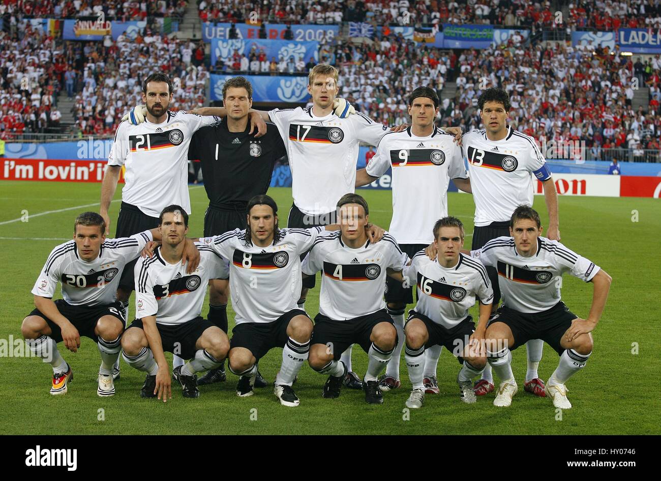 GERMANY TEAM GROUP AUSTRIA V GERMANY EURO 2008 ERNST-HAPPEL STADIUM ...