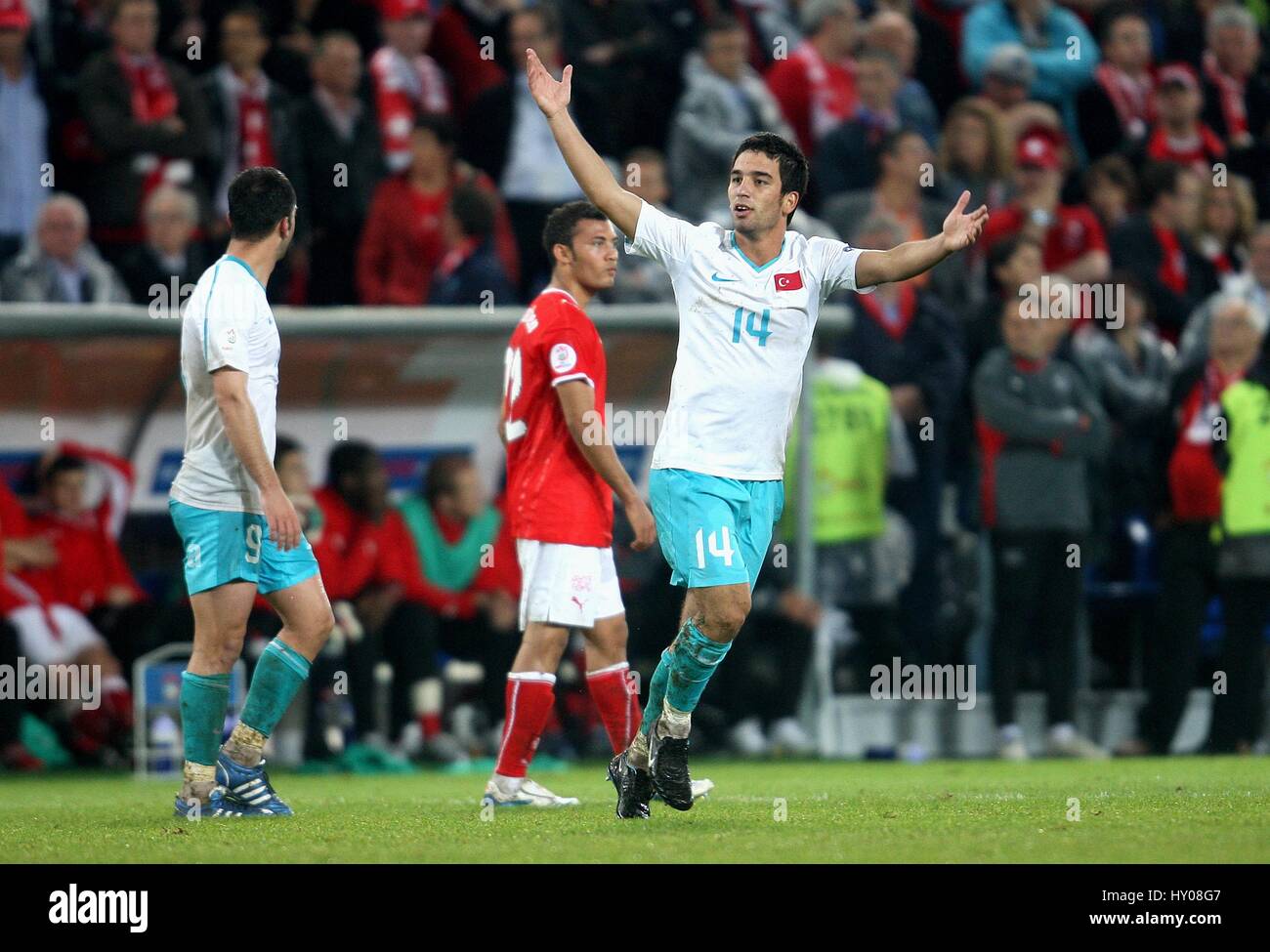 ARDA TURAN SWITZERLAND V TURKEY ST JAKOB-PARK BASEL SWITZERLAND 11 June ...