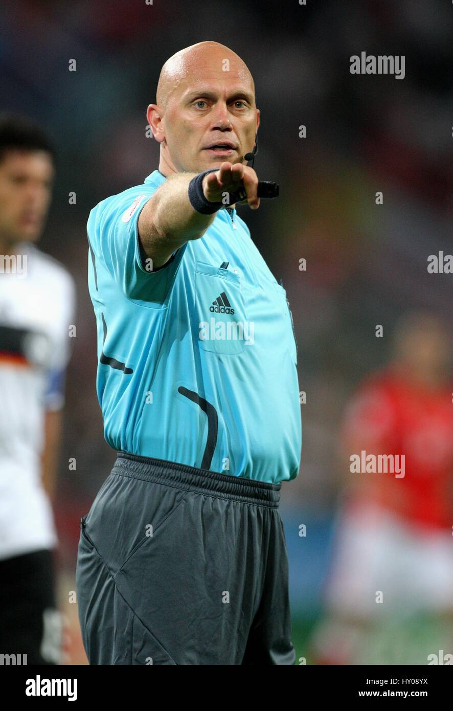 TOM HENNING REFEREE WORTHERSEE STADIUM KLAGENFURT AUSTRIA 08 June 2008 ...
