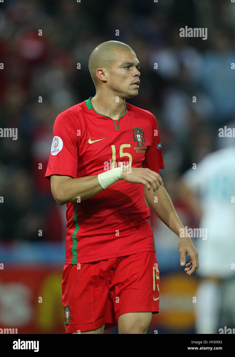 PEPE PORTUGAL & REAL MADRID STADE DE GENEVE GENEVE SWITZERLAND 07 June ...