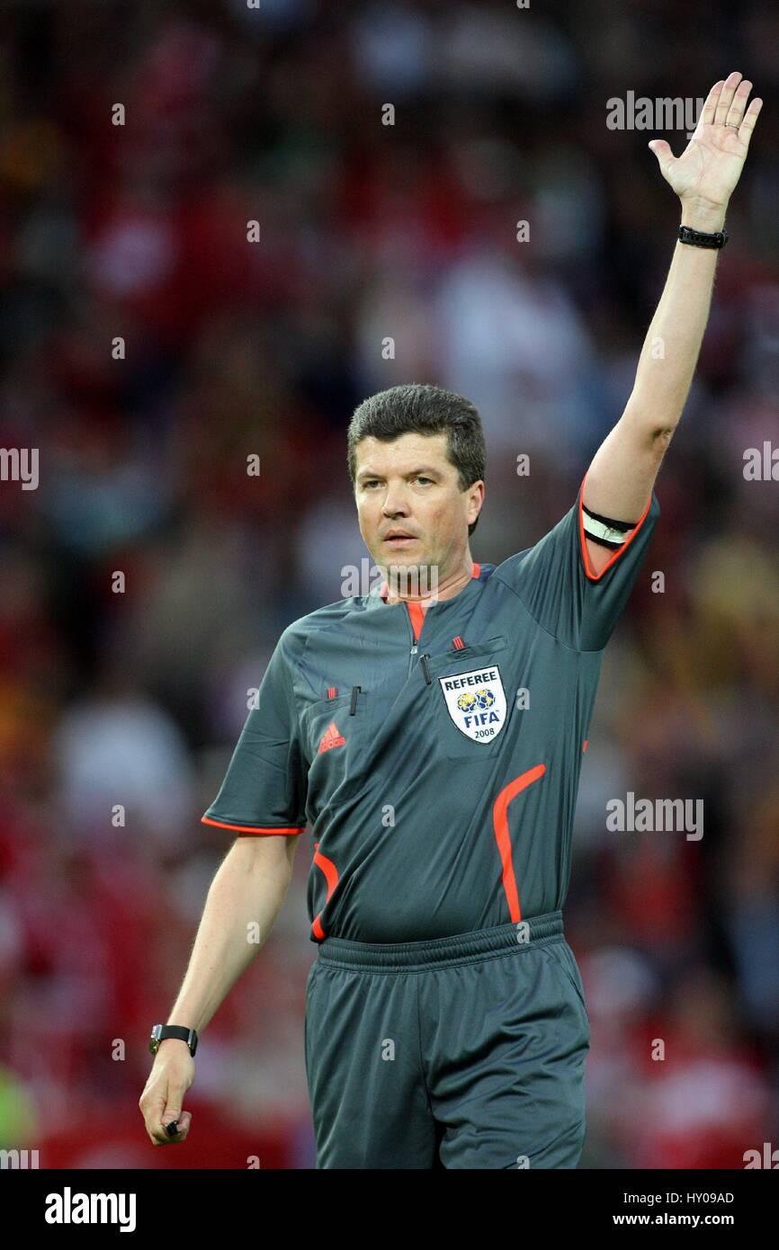 HERBERT FANDEL FIFA REFEREE STADE DE GENEVE GENEVE SWITZERLAND 07 June ...